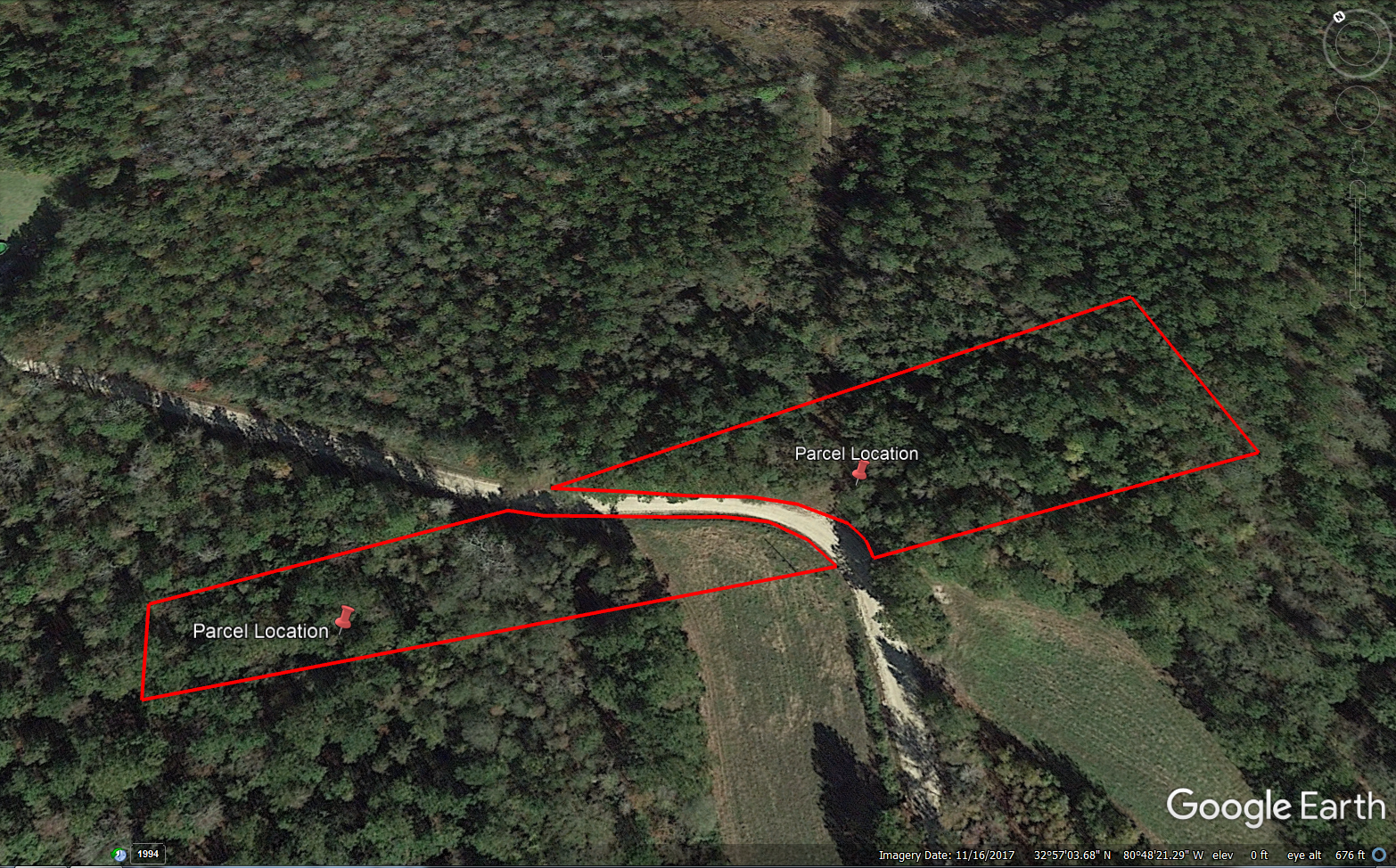 2.1 Acres RAW LAND on Southern Charm Rd Tax Map 128-00-00-079 (Colleton ...